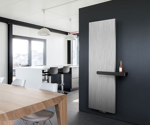 Hot water radiator - BRYCE V75 - VASCO - contemporary / aluminum / blue