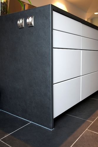 Slate wall cladding - BLACK SLATE RIVESTIMENTO - MAP Slate Srl - interior