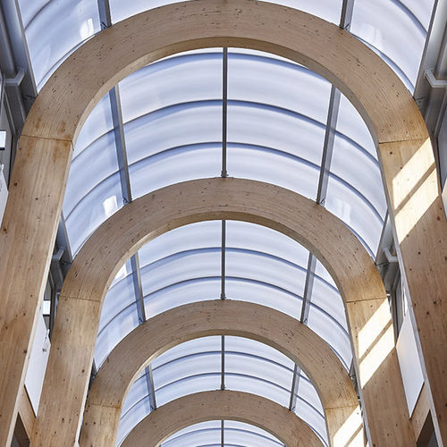 Glazing rooflight - VITRAL - flat roof / with skylight frame ...