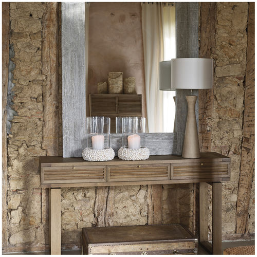 Traditional sideboard table - DINA - BLANC D'IVOIRE - oak / wood veneer ...