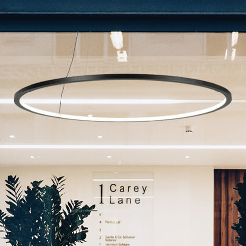 Hanging light fixture - circus round S2000 v2 - Andcosta - LED / ring ...