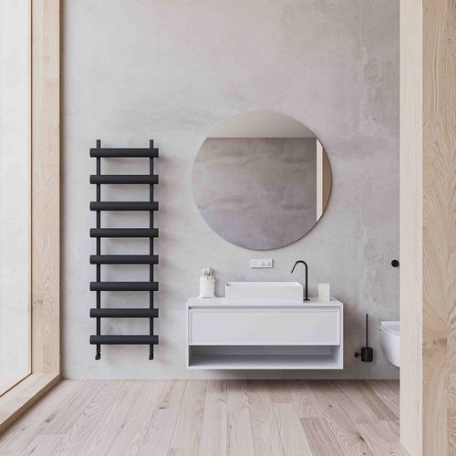 Hot water towel radiator - MOON - Carisa Designer Radiators ...