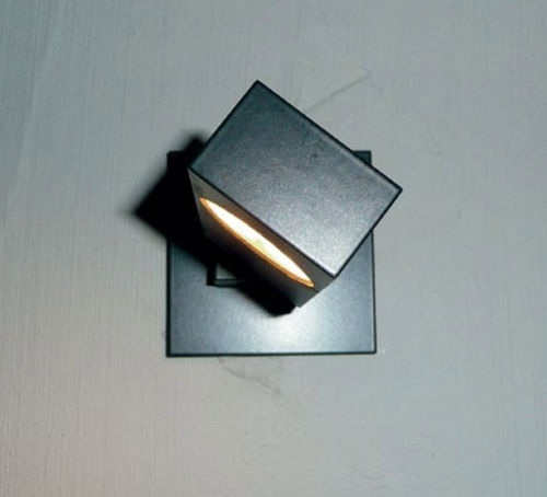 Wall-mounted spotlight - BRIGG XS - Ecoled - LED / square / metal