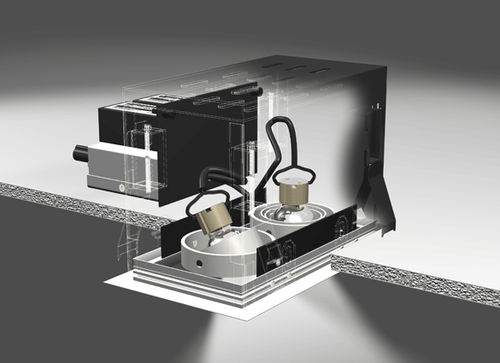 Recessed ceiling light fixture - BASIC - LITELAB Corp. - metal halide ...