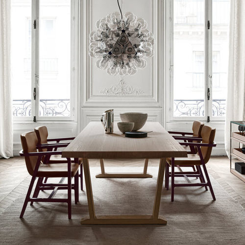 Contemporary dining table - INTOTO - MAXALTO - solid wood / wood veneer / plywood