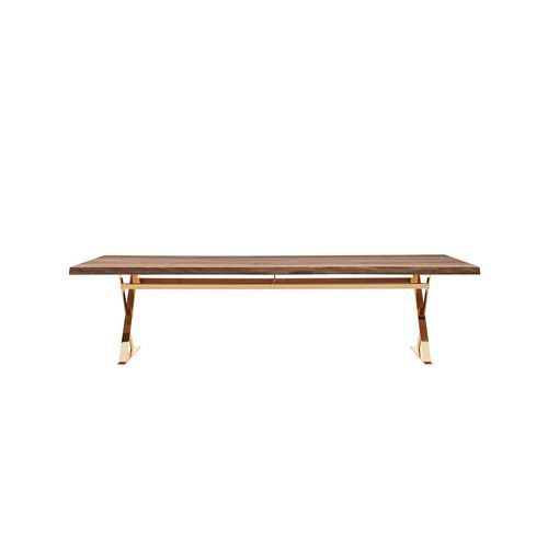 Contemporary coffee table - PATHOS 50 - MAXALTO - wooden / wooden base / rectangular