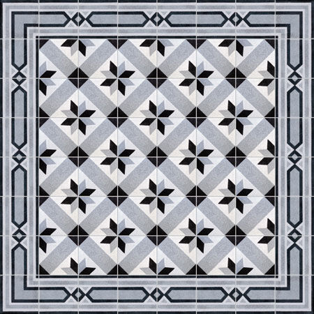 Terrazzo tile - ETOILE - couleurs et matières - polished / indoor / floor