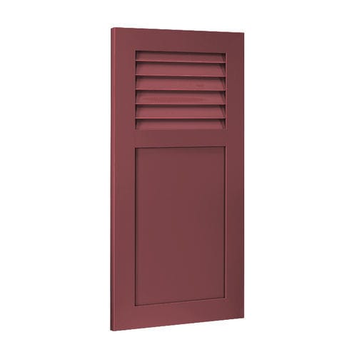 Fixed shutter - TIZO-ROM - EHRET GmbH - aluminum / matte / wood look