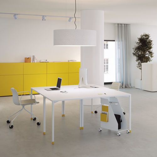 Workstation desk - FOORK - Systemtronic - free-standing / contemporary ...