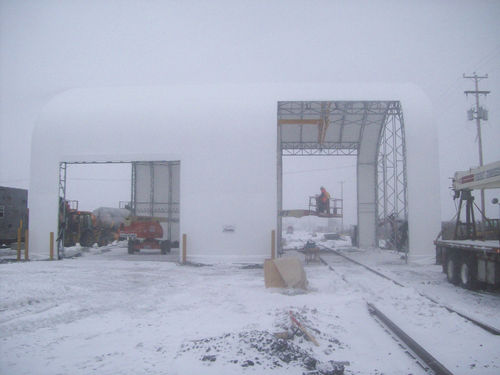 Metal frame tensile structure - INDUSTRIAL FABRIC BUILDINGS - Toro ...