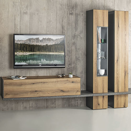 Interior decorative panel - K5574 IR OAK EVOKE SUNSET - Kaindl ...