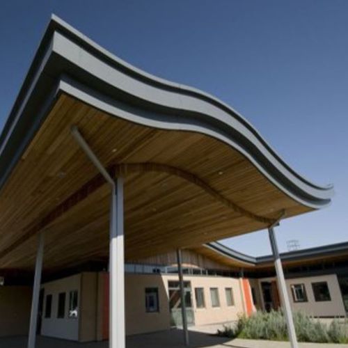 Ribbed sheet metal - ROOFDEK - TATA STEEL - perforated / steel / textured