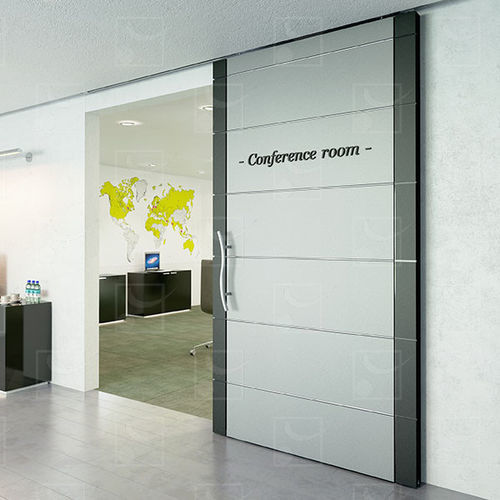 Aluminum sliding system - STARAL Plus - MANTION SAS - door / concealed ...