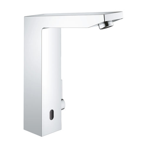 Washbasin mixer tap - EUROCUBE E - GROHE - integrated / infrared / crystal