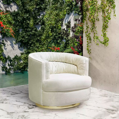 Contemporary armchair - COCKTAIL - KOKET Love Happens - leather ...