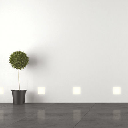 Recessed ceiling light fixture - QUADRAT - ATELIER SEDAP - LED / square ...