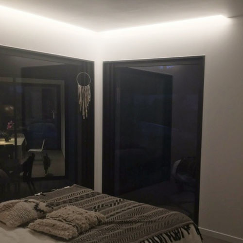 Built-in lighting profile - MICRO BLADE CURTAIN - ATELIER SEDAP ...