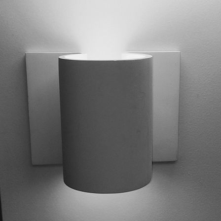 Contemporary wall light - ANA - ATELIER SEDAP - indoor / plaster / round