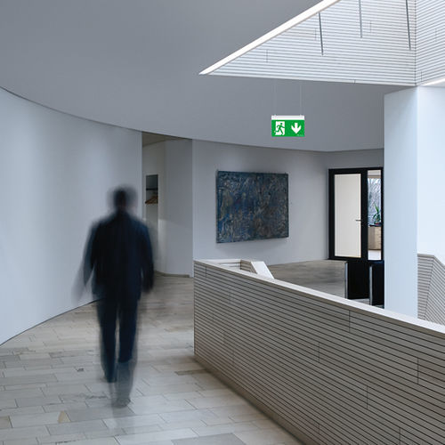 Recessed ceiling emergency light - COMSIGN 150 P - ZUMTOBEL - hanging ...