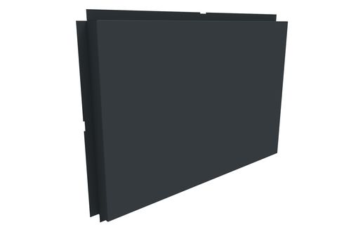 Cassette cladding - JI TRAMONTANE - Joris Ide - steel / smooth