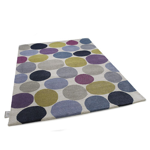 Contemporary rug - PEBBLES PLATINUM - Asplund - patterned / wool / silk