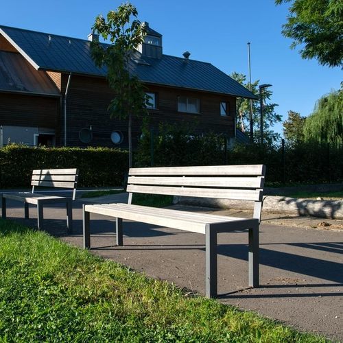 Contemporary public bench - 143-2 - ABES S.à r.l. Public Design ...