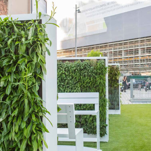 Modular-panel green wall - VASART URBAN DESIGN - natural / outdoor