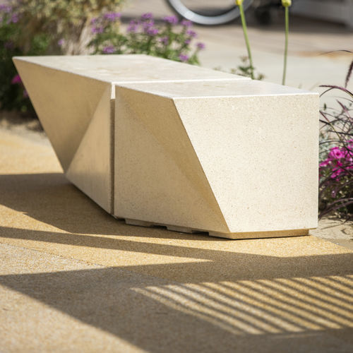 Contemporary public bench - ROCK - VASART URBAN DESIGN - ipe / high ...
