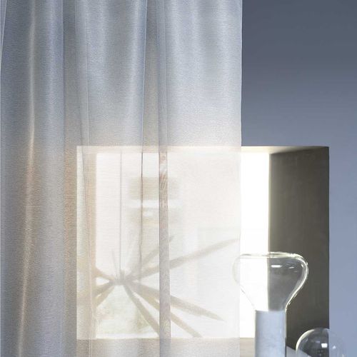 Plain sheer curtain fabric - LUMIO - LELIEVRE - polyester / Trevira CS ...