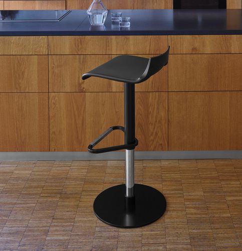 Contemporary bar stool - PETROS - CINNA - polyurethane / lacquered ...