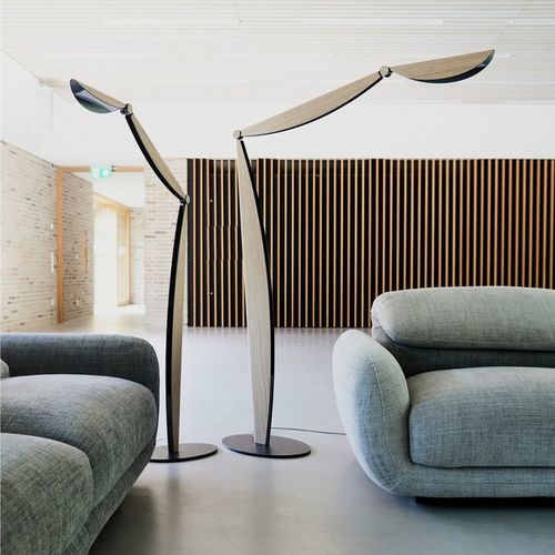 Floor lamp - OISEAU - ROCHE BOBOIS - aluminum / contemporary / corded