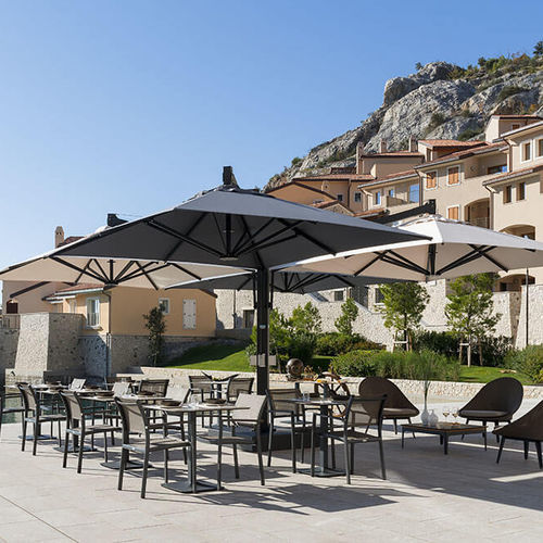 Rectangular parasol - OLIMPO - Crema Outdoor S.r.l. - cantilever ...