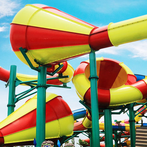 Curved slide - CRAZY CONE - Van Egdom - for water park / rafting / with ...