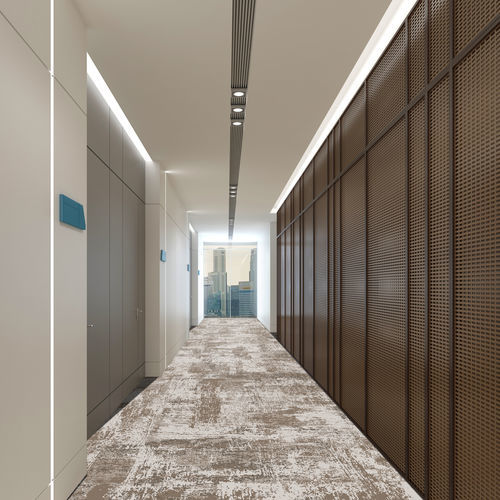 Structured carpet - LÉON SOFT - Balsan - polyamide / nylon / commercial
