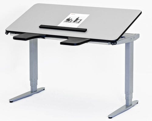 Contemporary drafting table - VISION - Ropox A/S - laminate / steel ...