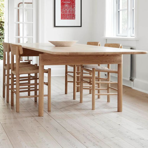 Contemporary table - POST - Fredericia Furniture - oak / oak base ...