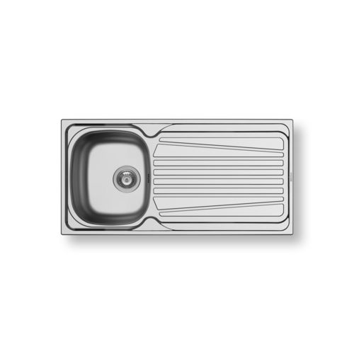 Single-bowl kitchen sink - SPARTA 1B 1D - PYRAMIS Deutschland GmbH ...