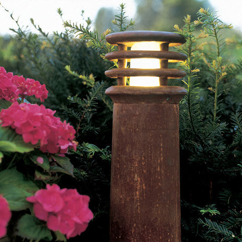 Garden bollard light - RUSTY - Royal Botania - urban / traditional ...