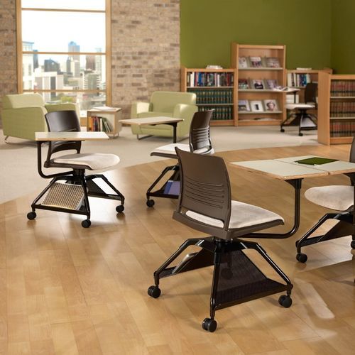 Contemporary chair - LEARN2® - KI - steel / polypropylene / laminate