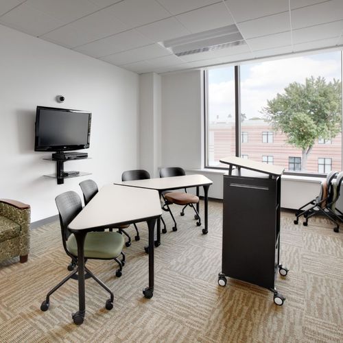 Conference lectern - INSTRUCT - KI - on casters / laminated wood