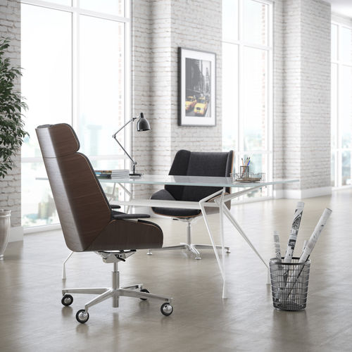 Executive desk - PRIORITY™ - KIMBALL Office - wall-mounted ...