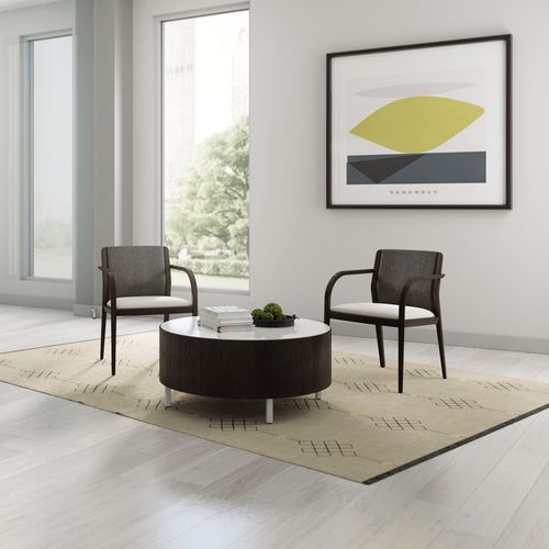 Contemporary visitor chair - ABBOTT™ - KIMBALL Office - indoor / fabric ...