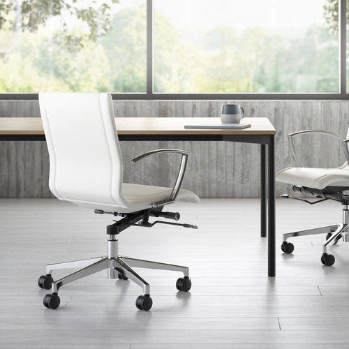 Contemporary conference chair - NILES™ - KIMBALL Office - leather ...
