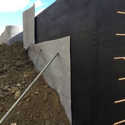 Non-woven geotextile - HydroBond 410 GeoDrain - Newton Waterproofing ...