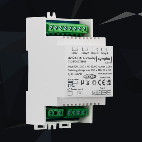 Lighting control module - SYMPHO 4x12A DALI-2 Relay - Traxon ...