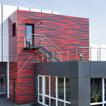 Wood look cladding, Wood effect cladding - All architecture and design ...