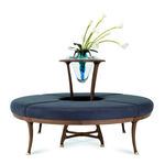 Round upholstered bench - All architecture and design manufacturers