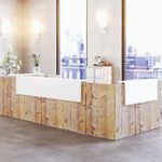 Wooden reception desk - All architecture and design manufacturers