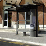 Glass bus shelter - All architecture and design manufacturers
