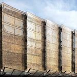 Golden sheet metal, Golden metal sheet - All architecture and design ...